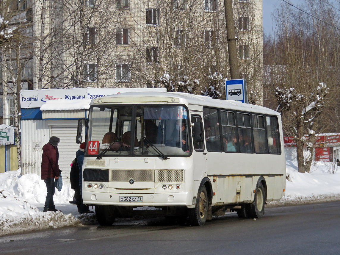 Кировская область, ПАЗ-4234-04 № О 382 ХА 43 — Фото — Автобусный транспорт
