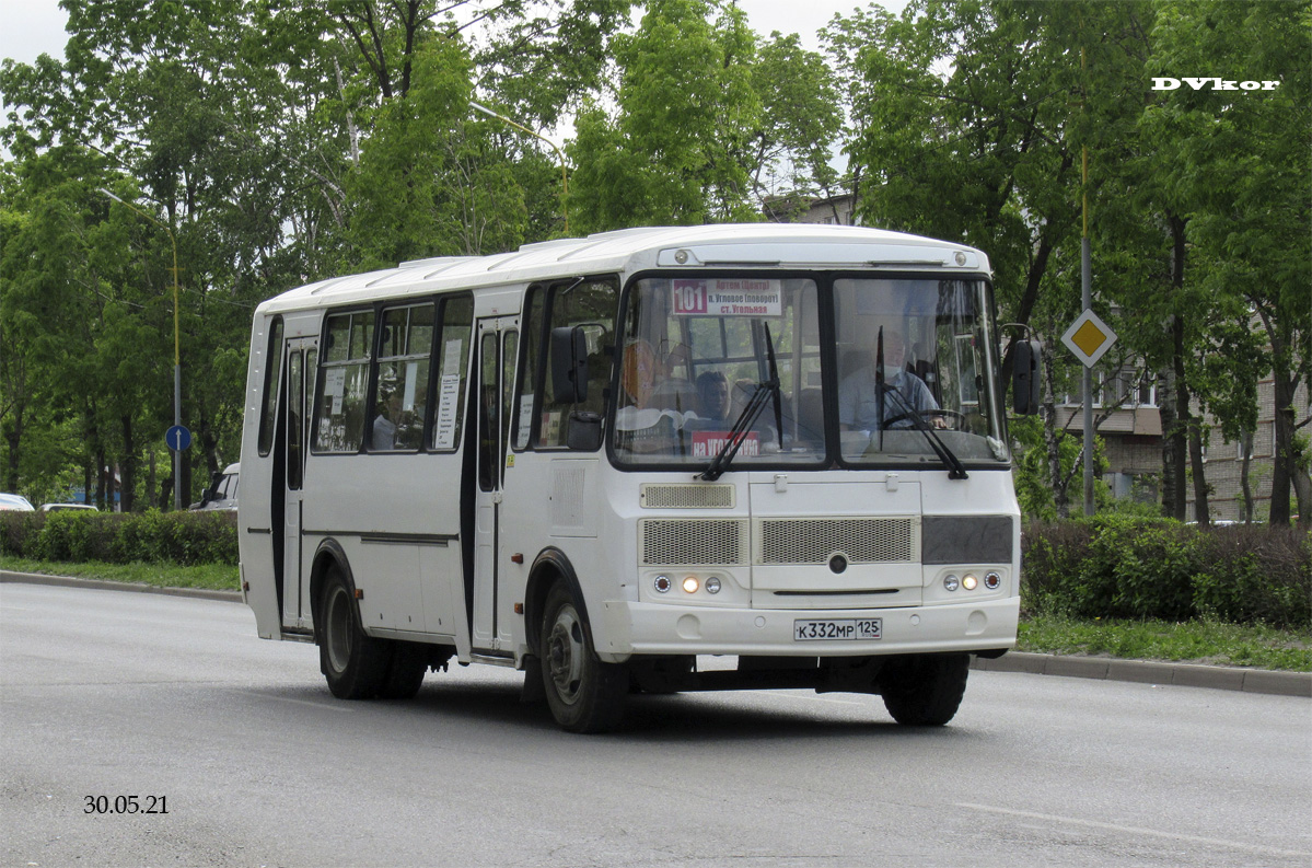 Приморский край, ПАЗ-4234-04 № К 332 МР 125 — Фото — Автобусный транспорт