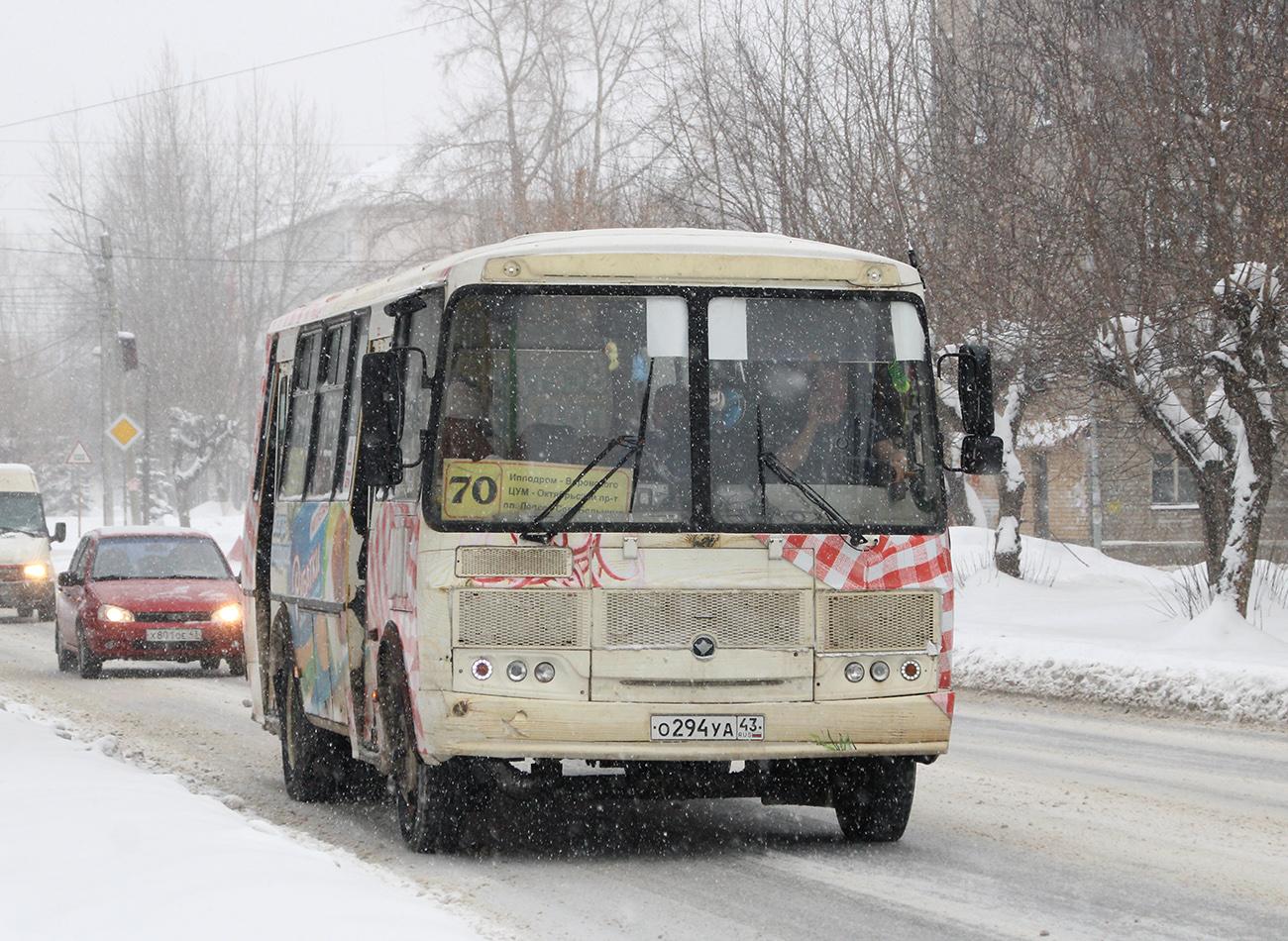 Кировская область, ПАЗ-4234-04 № О 294 УА 43 — Фото — Автобусный транспорт