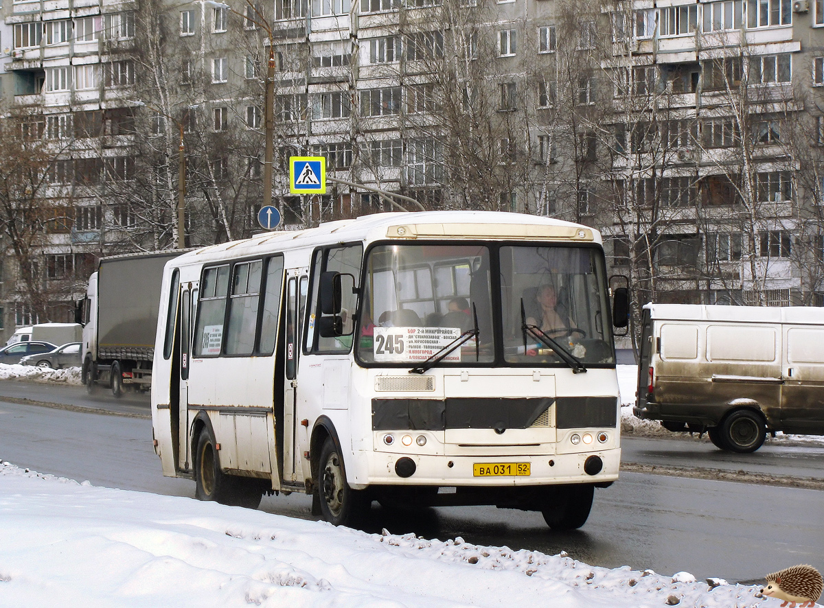 Нижегородская область, ПАЗ-4234-04 № ВА 031 52 — Фото — Автобусный транспорт