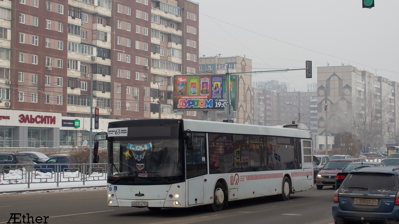 Красноярский край, МАЗ-203.068 № А 022 СА 124 — Фото — Автобусный транспорт