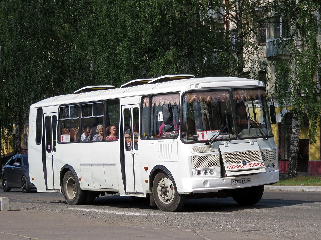 Кировская область, ПАЗ-4234-05 № А 005 ТА 43 — Фото — Автобусный транспорт