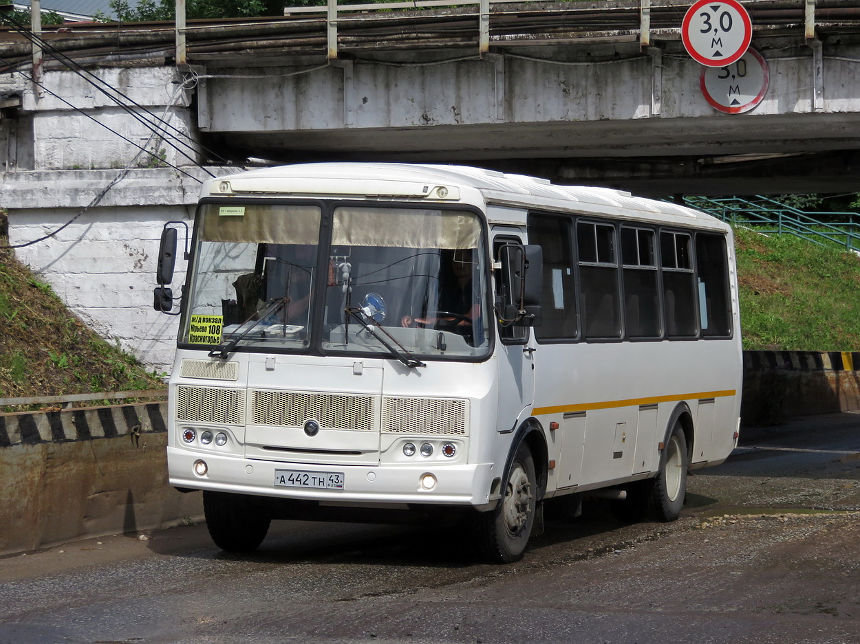Кировская область, ПАЗ-4234-05 № А 442 ТН 43 — Фото — Автобусный транспорт