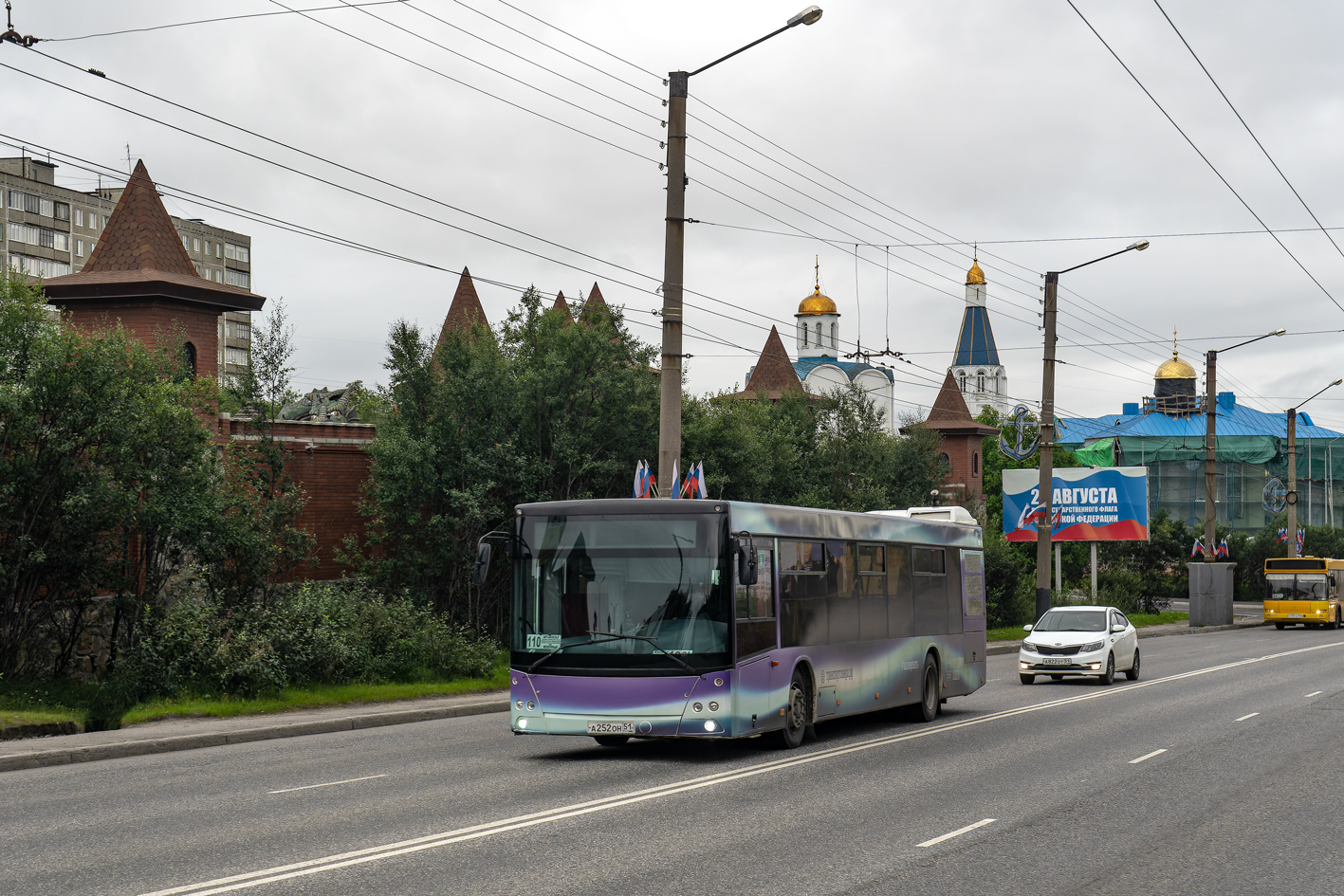 Мурманская область, МАЗ-203.015 № А 252 ОН 51 — Фото — Автобусный транспорт