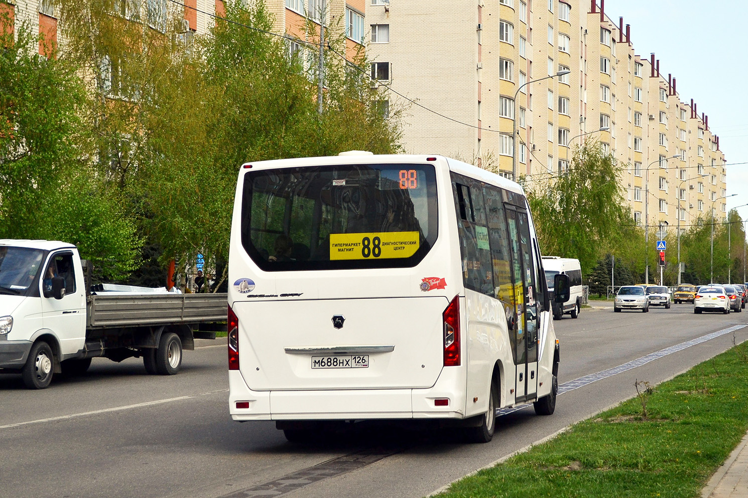 Ставропольский край, ГАЗ-A68R52 City № М 688 НХ 126 — Фото — Автобусный ...