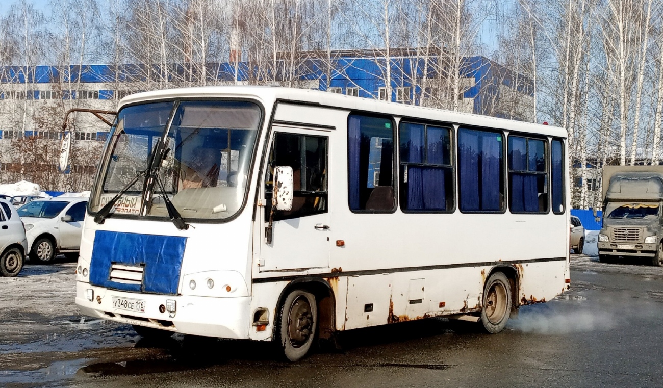Татарстан, ПАЗ-320302-08 № У 348 СЕ 116 — Фото — Автобусный транспорт