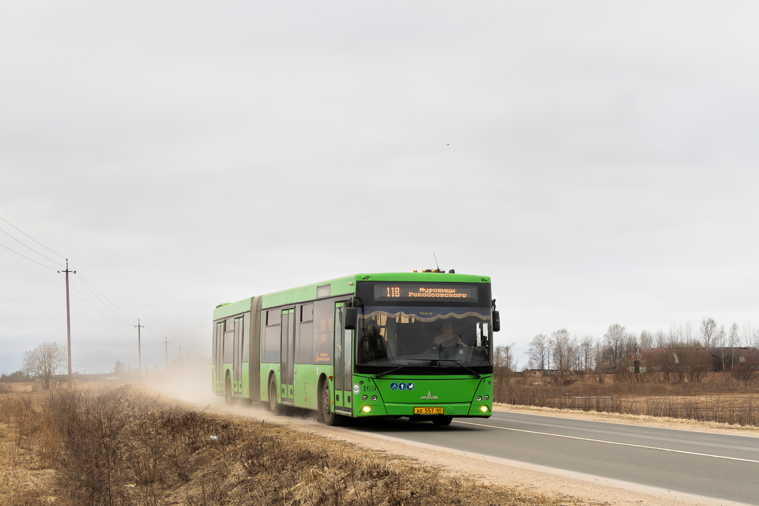 Псковская область, МАЗ-216.066 № 169 — Фото — Автобусный транспорт