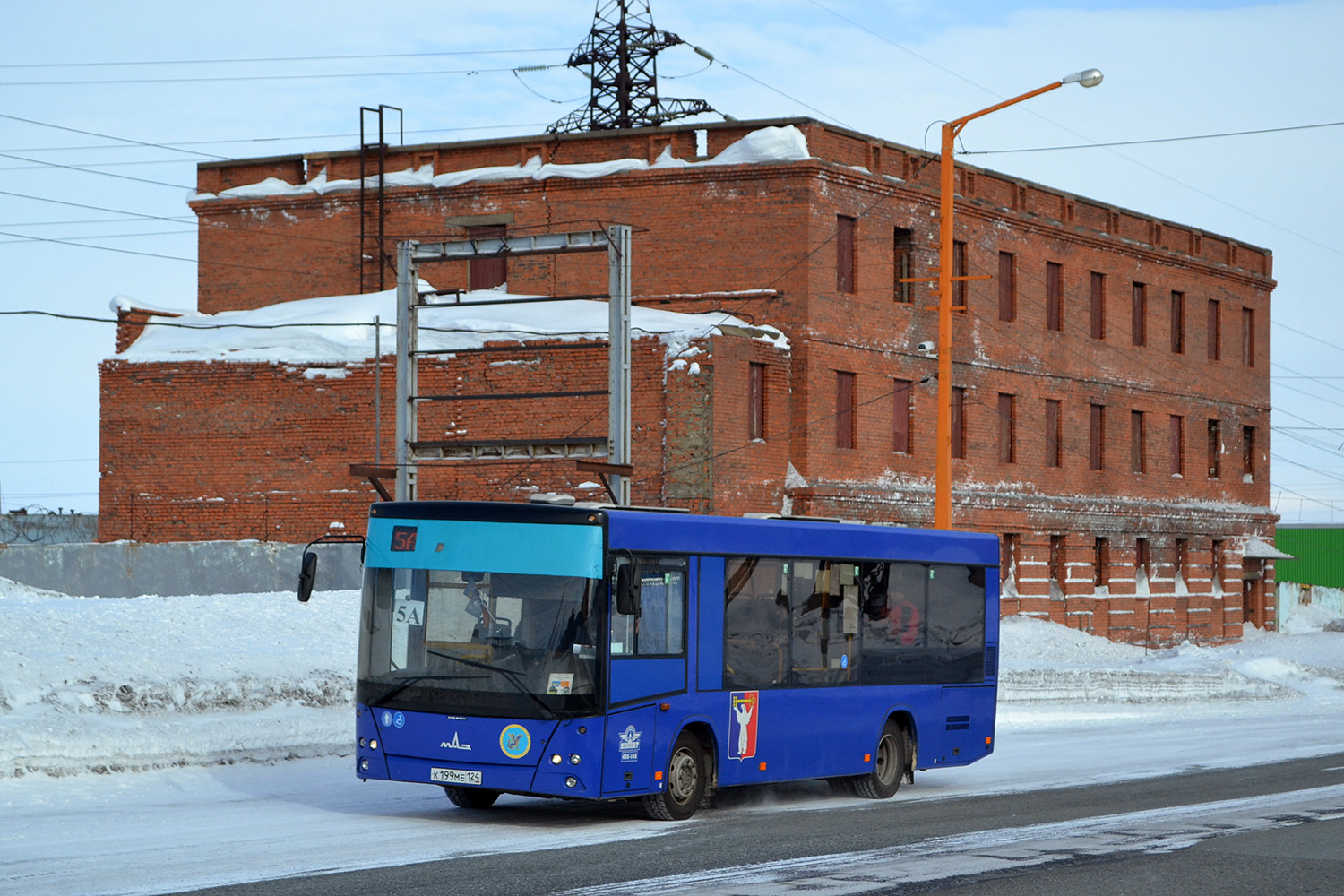 Красноярский край, МАЗ-206.085 № К 199 МЕ 124 — Фото — Автобусный транспорт