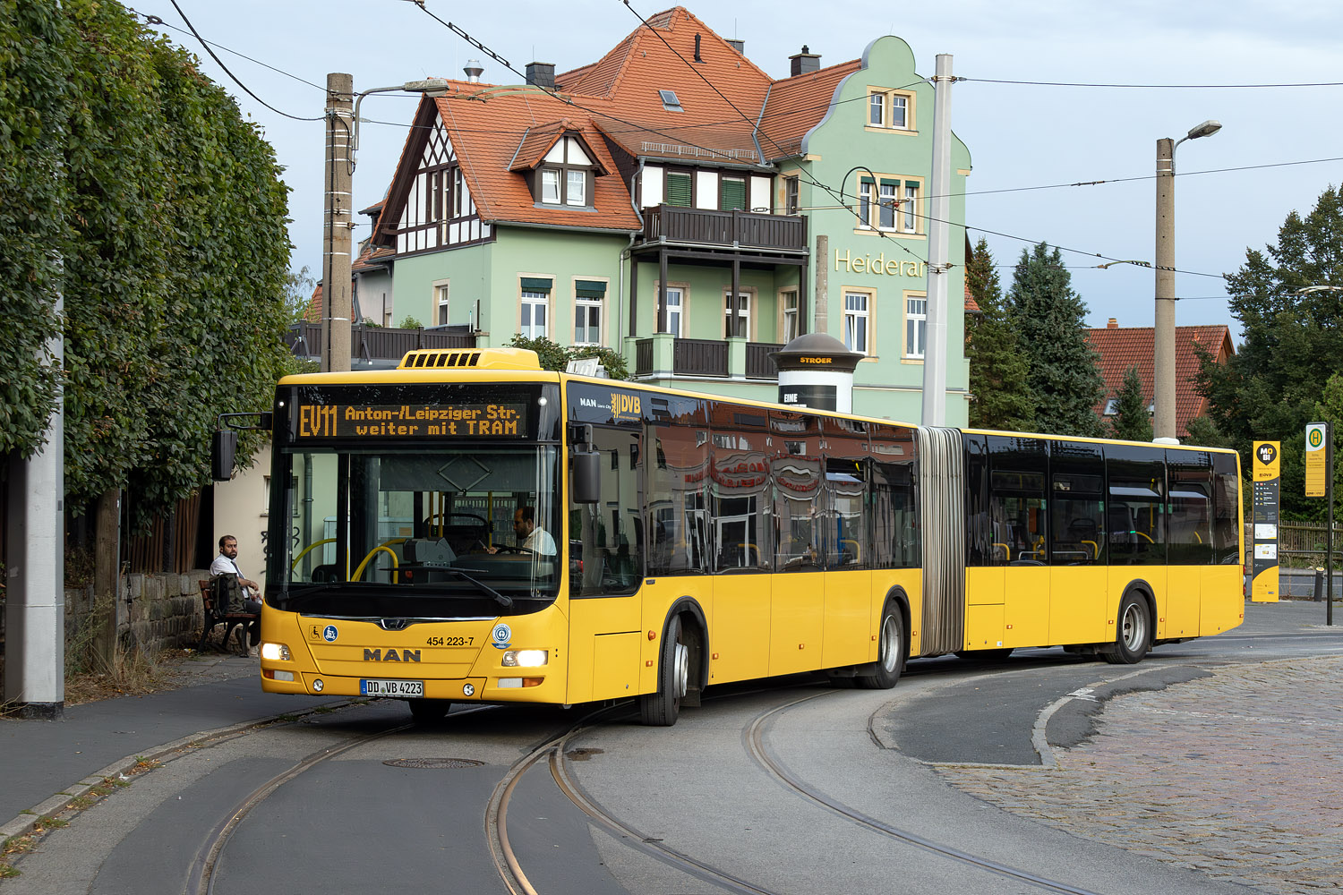 Саксония, MAN A40 Lion's City GL NG363 № 454 223-7 — Фото — Автобусный транспорт