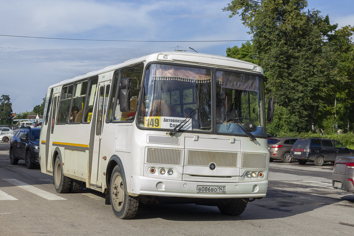 Ленинградская область, ПАЗ-4234-05 № В 086 ВО 147 — Фото — Автобусный транспорт