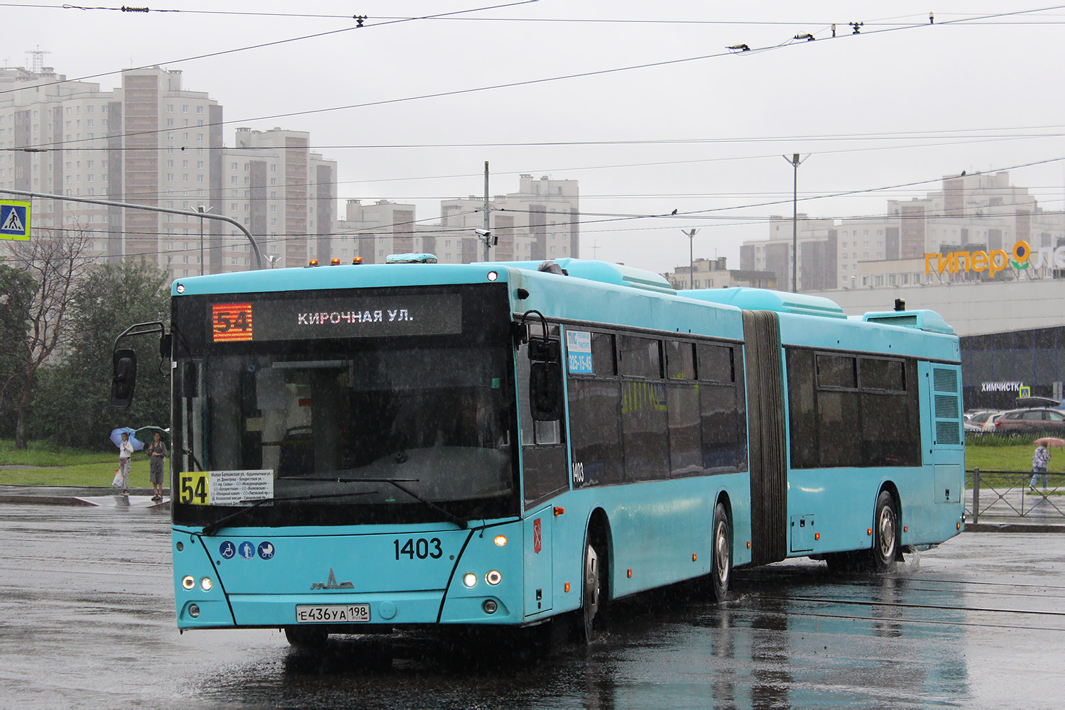 Санкт-Петербург, МАЗ-216.066 № 1403 — Фото — Автобусный транспорт