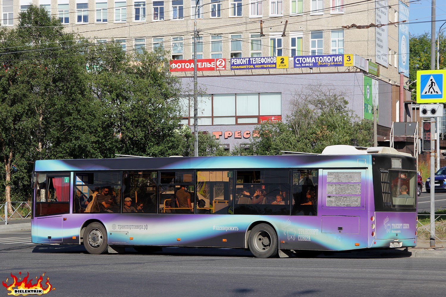 Мурманская область, МАЗ-203.015 № А 252 ОН 51 — Фото — Автобусный транспорт