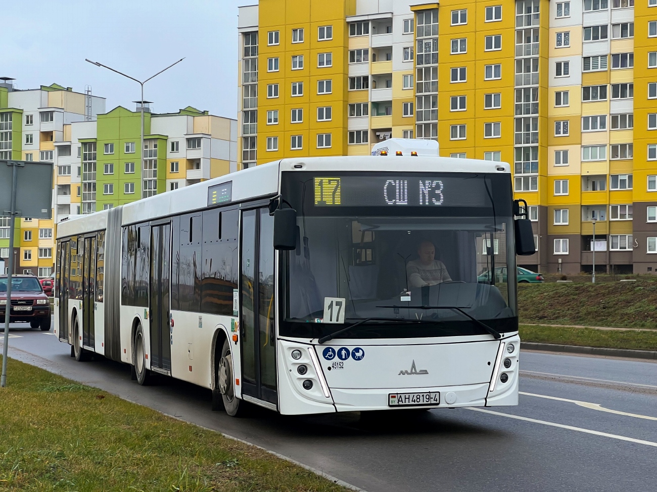 Гродненская область, МАЗ-216.047 № 045152 — Фото — Автобусный транспорт