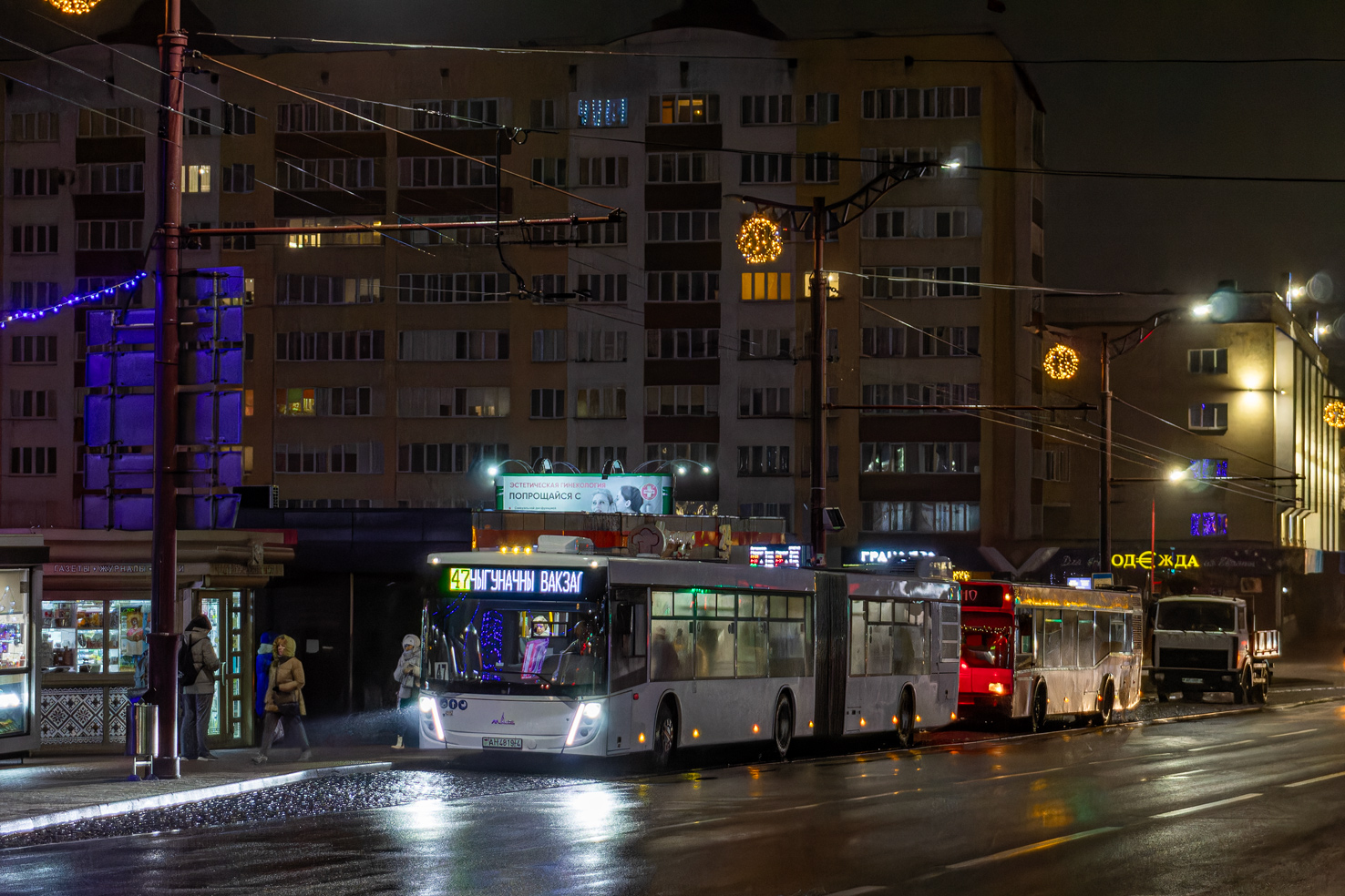Гродненская область, МАЗ-216.047 № 045152 — Фото — Автобусный транспорт