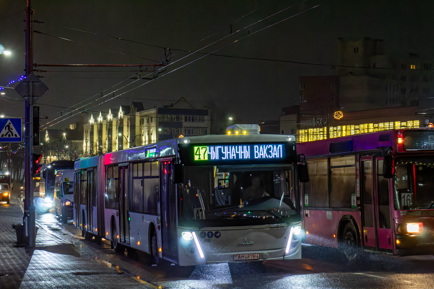 Гродненская область, МАЗ-216.047 № 045152 — Фото — Автобусный транспорт