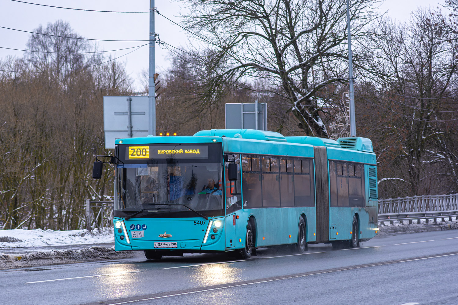 Санкт-Петербург, МАЗ-216.047 № 5407 — Фото — Автобусный транспорт