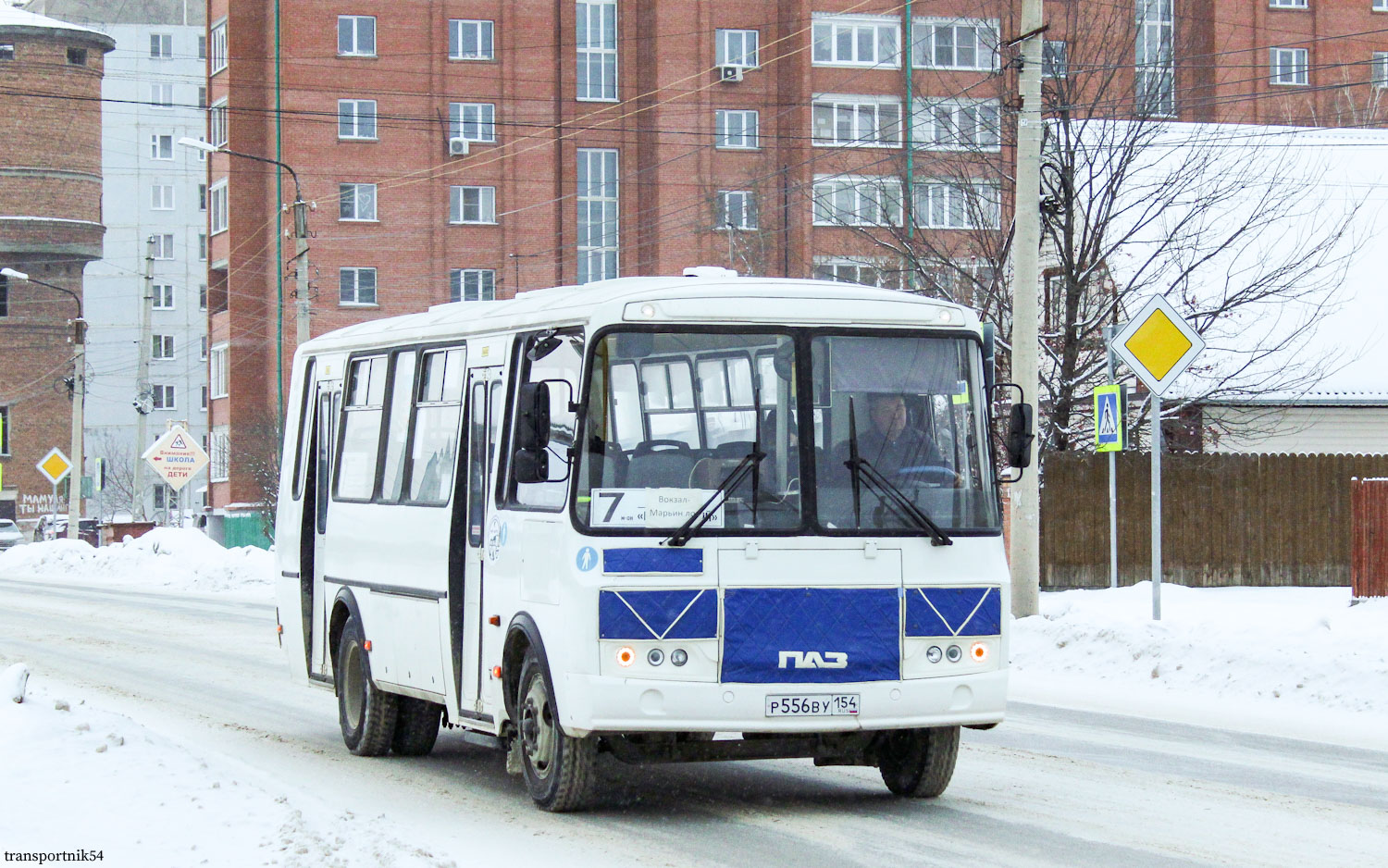 Новосибирская область, ПАЗ-4234-04 № Р 556 ВУ 154 — Фото — Автобусный транспорт