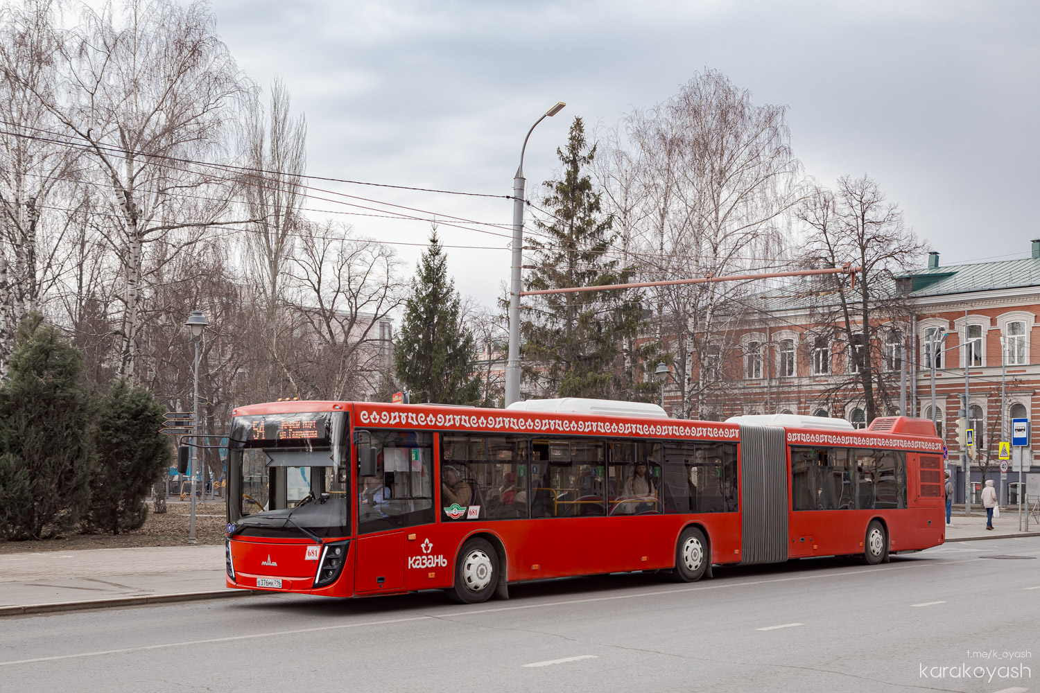 Татарстан, МАЗ-216.047 № 681 — Фото — Автобусный транспорт