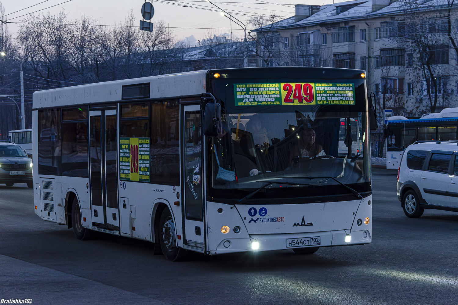 Башкортостан, МАЗ-206.085 № Н 544 СТ 702 — Фото — Автобусный транспорт